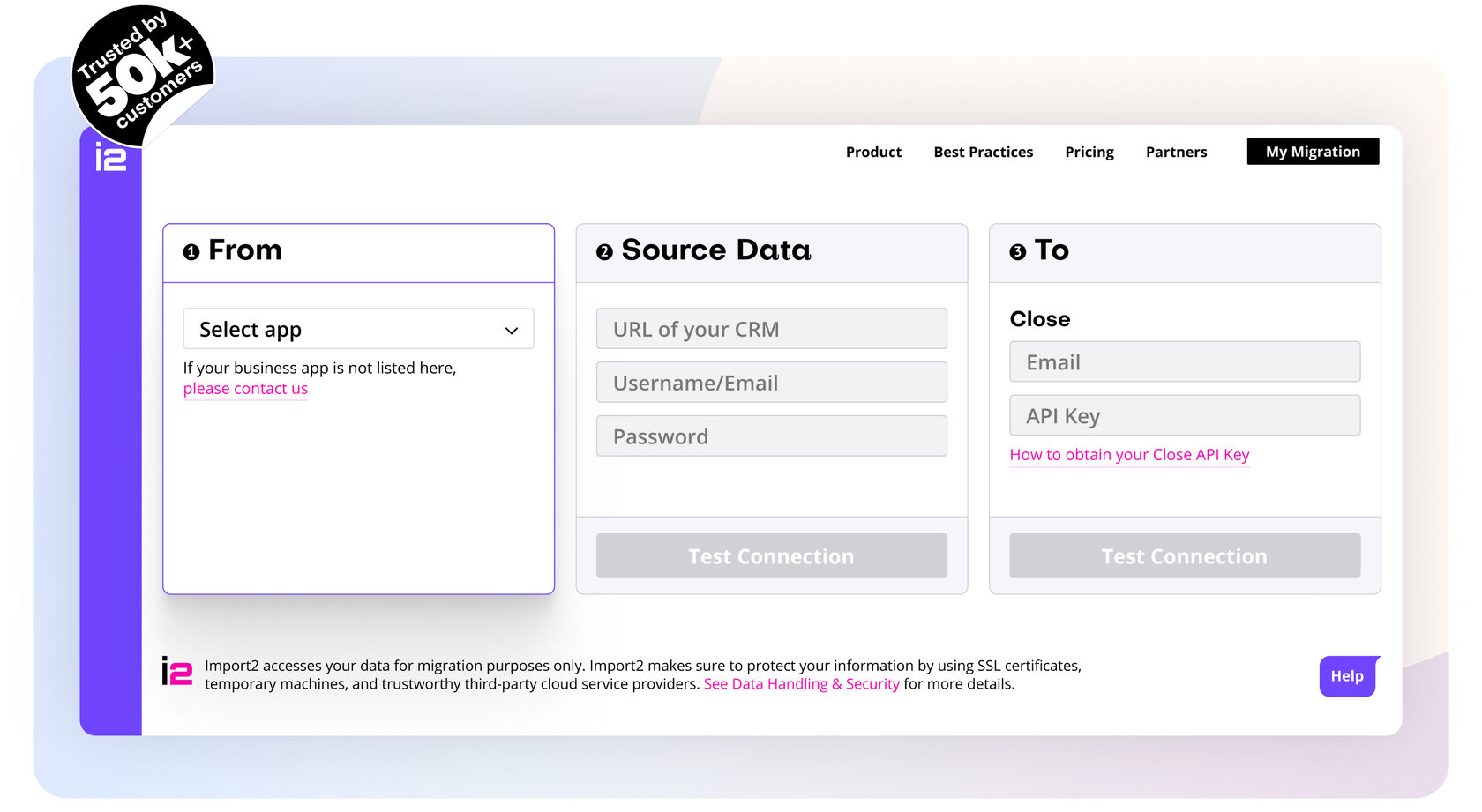 Import2 | 1-Click Data Migration